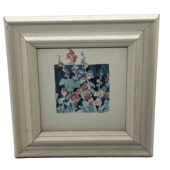 Vintage | Art | M Saylor Flower Watercolor By Artist Melissa Babcock ...
